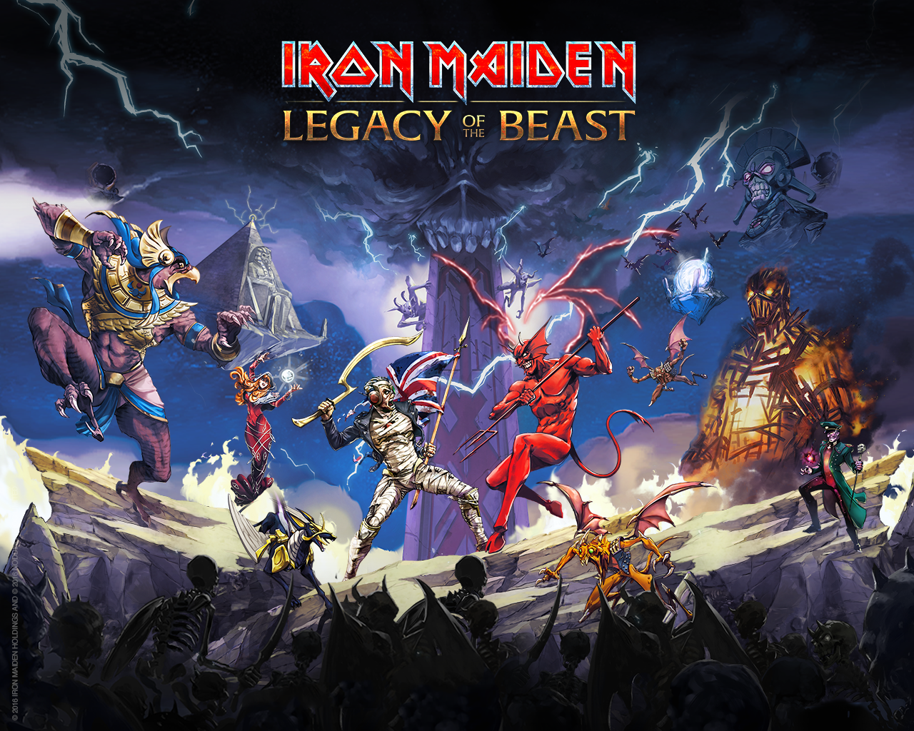 Iron Maiden Legacy of the Beast | 1280×1024