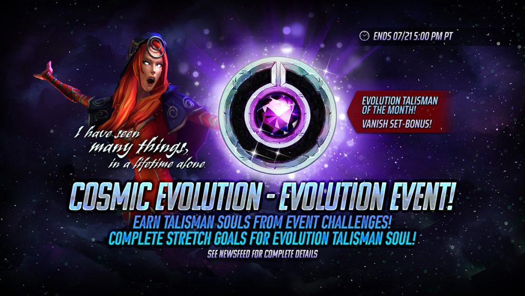 Cosmic Evolution Event – Earn New Evolution Talisman Souls! | Iron ...