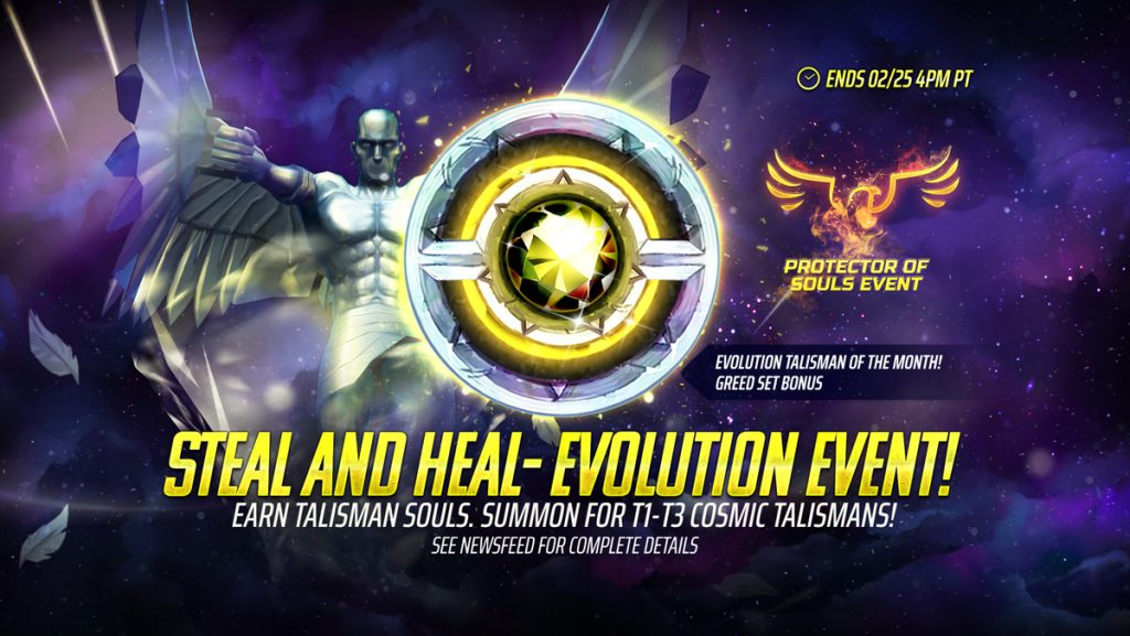 Steal and Heal (Evolution) – Earn Cosmic Talismans and Upgrade ...