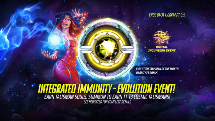 Integrated Immunity (Evolution) – Earn Cosmic Talismans and Upgrade ...