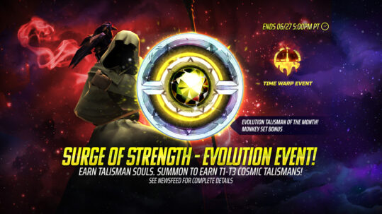 Surge Of Strength (Evolution) – Earn Cosmic Talismans and Upgrade ...
