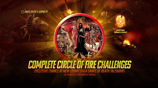 Battle Raid Bosses to earn Cosmic Saga Dance Of Death Talismans! | Iron ...