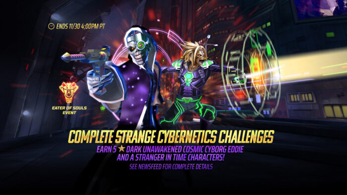 Strange Cybernetics – Earn a 5⭐Dark Unawakened Cosmic Cyborg Eddie and ...