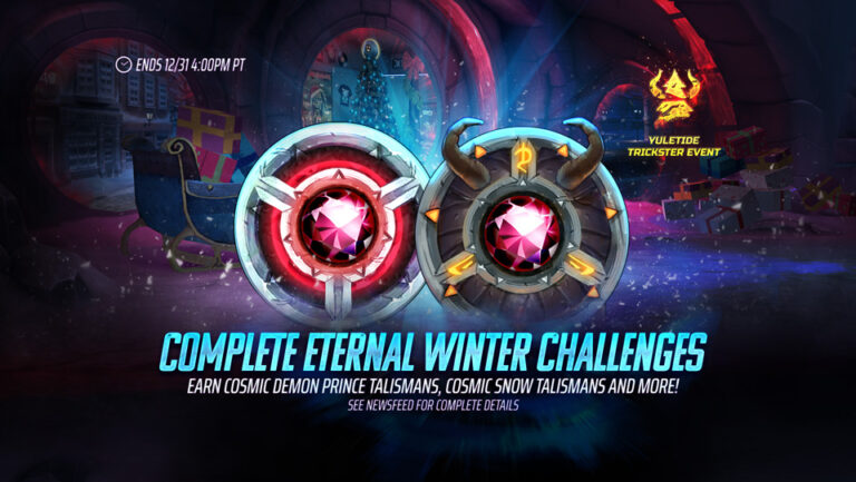 Eternal Winter – Earn Cosmic Demon Prince, Cosmic Snow Talismans and ...