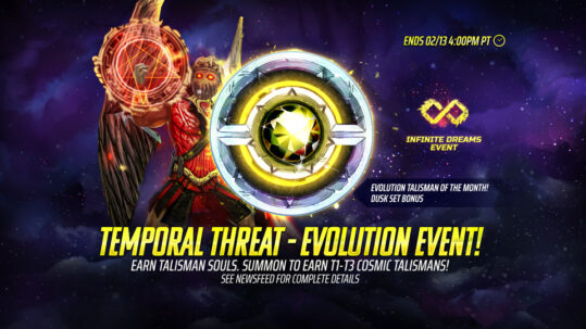 Temporal Threat (Evolution) – Earn Cosmic Talismans and Upgrade ...