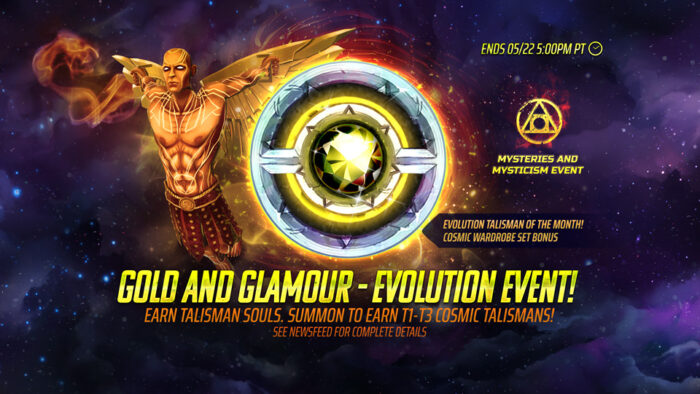 Gold And Glamour (Evolution) – Earn Cosmic Talismans and Upgrade ...